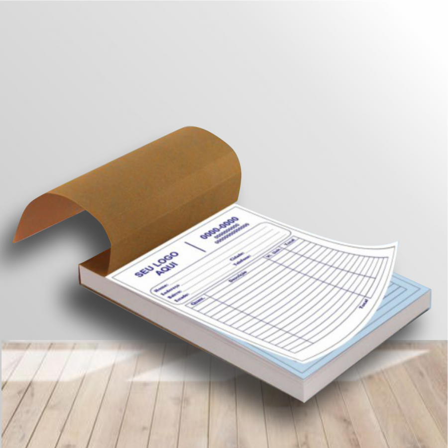 BLOCOS DE RECIBOS (15 x 21cm) PAPEL SULFITE 75g 4x0 - COLORIDO SÓ ...